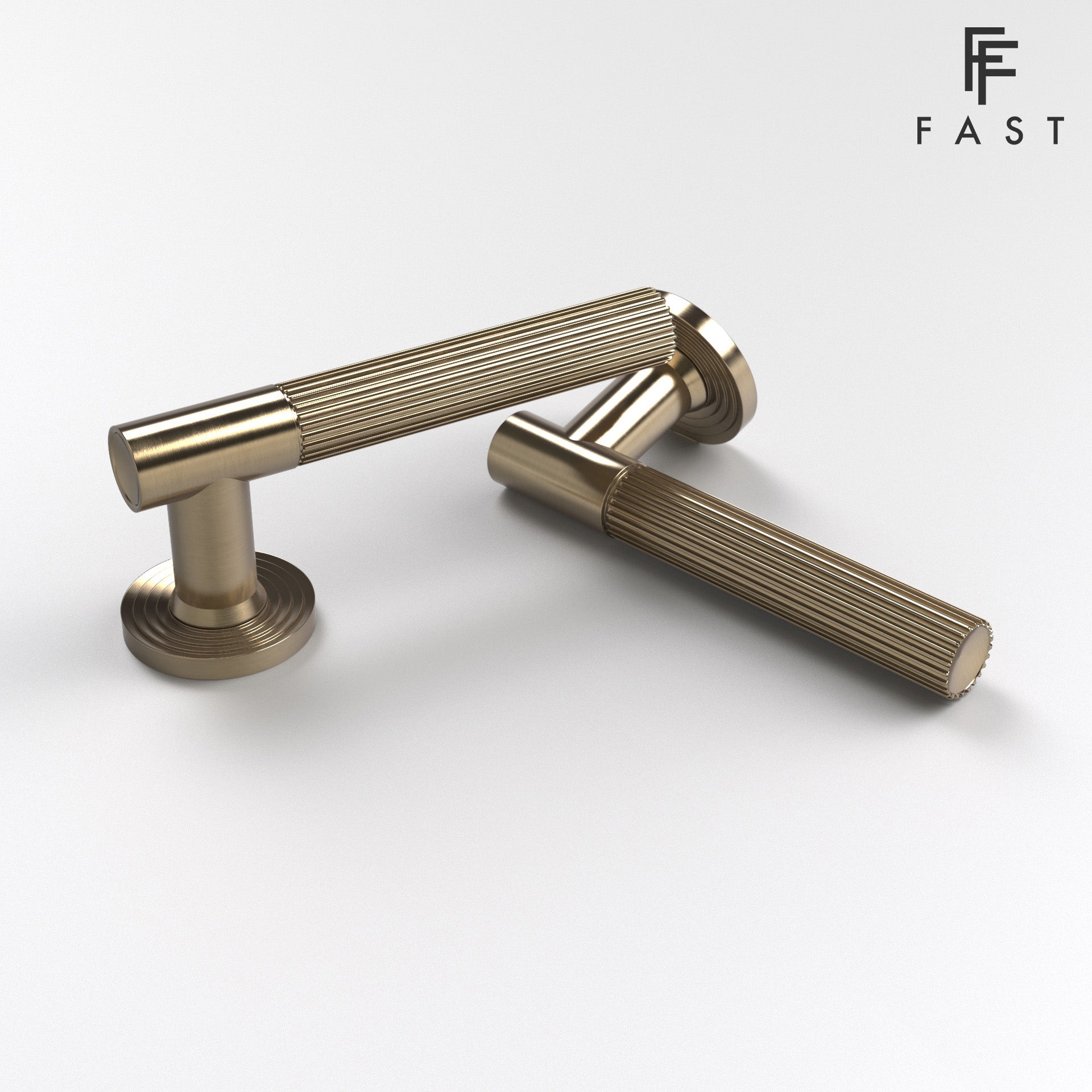 Bailey LH Linear Knurl Lever Handle